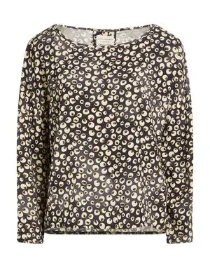 ALESSIA SANTI Viscose Crepe Multicolor Long Sleeve Top