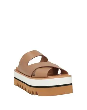 PALOMA BARCELO Garner Leather Platform Sandals - Camel