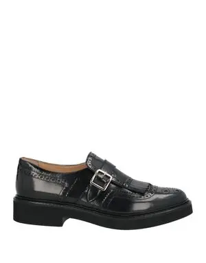 DOUCAL'S Leather Loafers With Monk Strap And Fringe Detail
