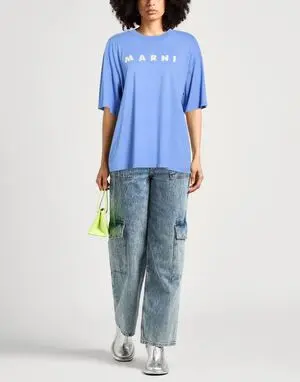 Marni Cotton T-shirt - Blue