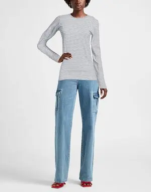 Rag & Bone Pima Cotton Long Sleeve Striped T-shirt
