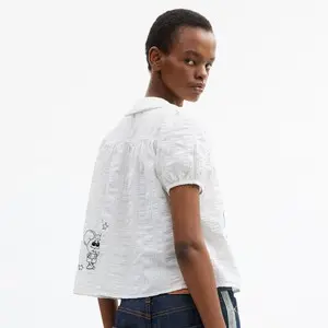 COACH X Brain Dead Embroidered Cotton Blouse
