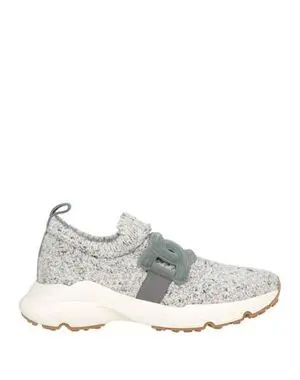 TOD'S Sneakers Light Size Textile Fibers, Leather - Grey
