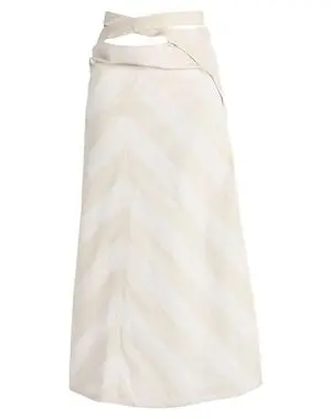 Sunnei Midi Skirt Size Cotton - Ivory