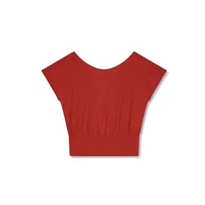 MARIANNE BY MARIE JORDANE Juno Organic Cotton Tee - Red