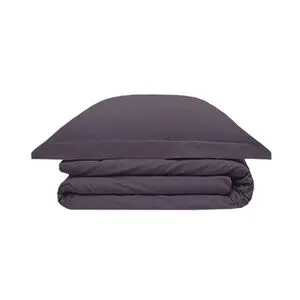 DECOFLUX HOME Cotton Bedding Set Solid Figue Jam - Purple