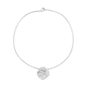 ARIANNE DELANEY Ripple Coral Torque Necklace Sterling - Silver