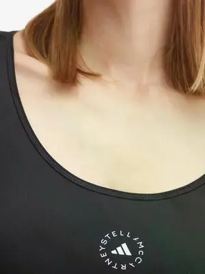 Adidas By Stella McCartney Logo Detail Cropped Top