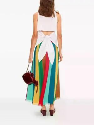 SIMONMILLER Alita Fringed Midi Skirt