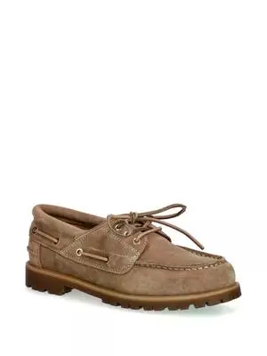 VAGABOND SHOEMAKERS Joslyn Lace-up Lug-sole Loafers - Neutrals