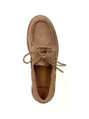 VAGABOND SHOEMAKERS Joslyn Lace-up Lug-sole Loafers - Neutrals