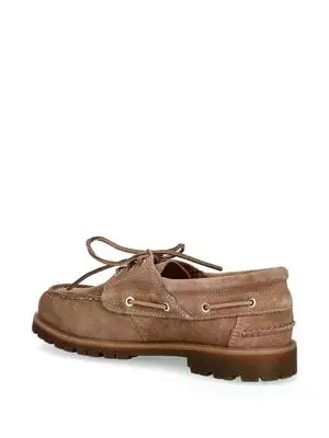 VAGABOND SHOEMAKERS Joslyn Lace-up Lug-sole Loafers - Neutrals