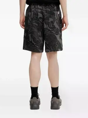 AAPE BY *A BATHING APE Graphic Print Shorts