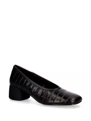 VAGABOND SHOEMAKERS Livia Croc-effect Block-heel Pumps