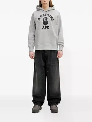 A BATHING APE College Logo-print Hoodie