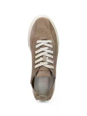 S.W.C STEPNEY WORKERS CLUB Reverse Suede Panelled Sneakers