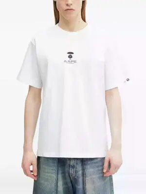 AAPE BY *A BATHING APE Logo-print Cotton T-shirt