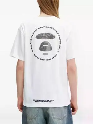 AAPE BY *A BATHING APE Logo-print Cotton T-shirt