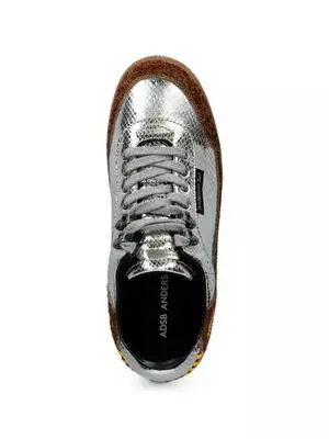 Andersson Bell Snakeskin-effect Panelled Sneakers