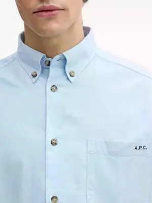A.p.c. Mateo Button-down Chest-pocket Shirt