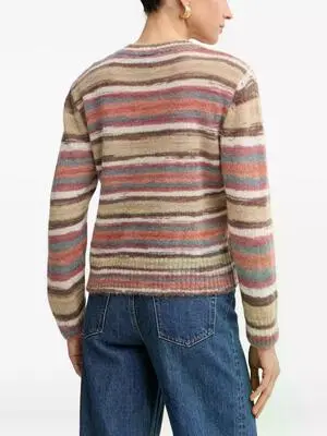 A.p.c. Gabby Striped Knit Sweater