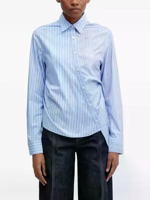 Andersson Bell Asymmetric Striped Shirt