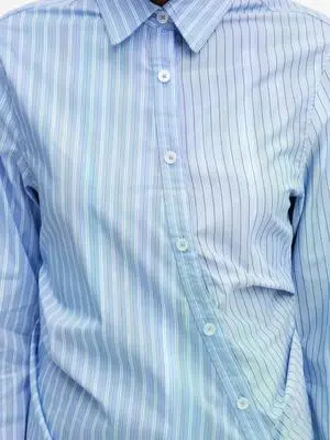 Andersson Bell Asymmetric Striped Shirt