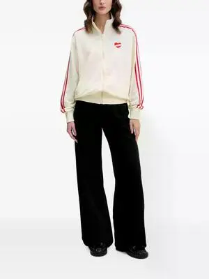 Adidas Heart Embroidered Side-stripe Jacket