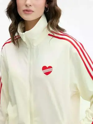 Adidas Heart Embroidered Side-stripe Jacket