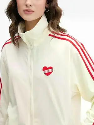 Adidas Heart Embroidered Side-stripe Jacket