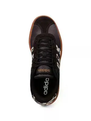 Adidas Vl Court Leopard-print Platform Sneakers