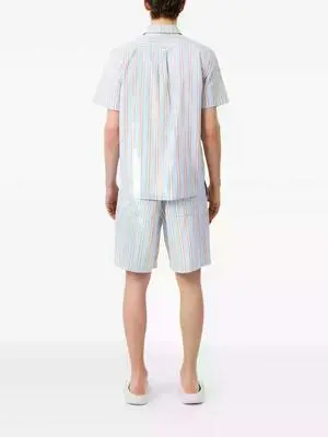 Lacoste Striped Drawstring Shorts