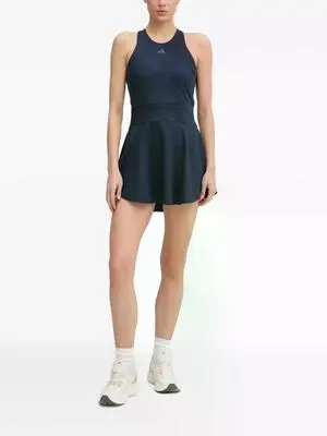 Adidas Logo Print Racerback Tennis Mini Dress
