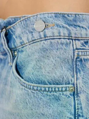 ALLSAINTS Aki Distressed Raw-hem Denim Shorts
