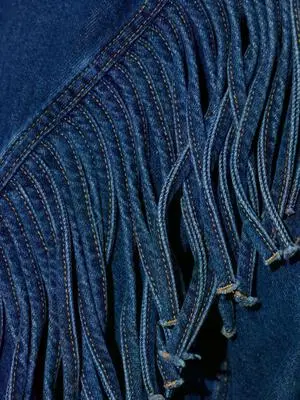 ALLSAINTS Marlene Tassel-trim Denim Jacket