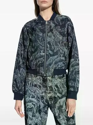 ALLSAINTS Kaytra Horse-print Bomber Jacket