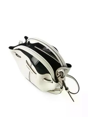 Karl Lagerfeld K/pierced Mini Bucket Bag - White