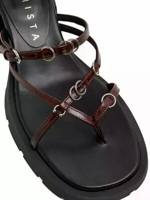 MIISTA Embellished Multi-strap Sandals