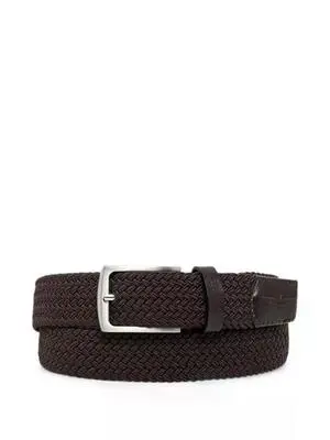 AERONAUTICA MILITARE Braided Leather Belt