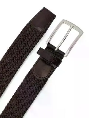 AERONAUTICA MILITARE Braided Leather Belt