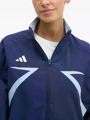 Adidas Logo-print Panelled Jacket