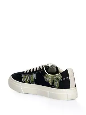S.W.C STEPNEY WORKERS CLUB Dellow Embroidered Canvas Sneakers