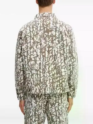 Gramicci Abstract-print Zip-up Jacket