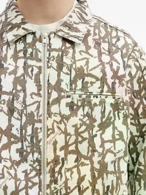 Gramicci Abstract-print Zip-up Jacket