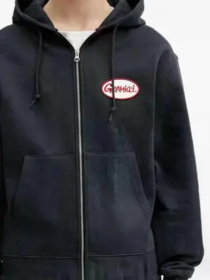 Gramicci Logo Patch Zip-up Hoodie