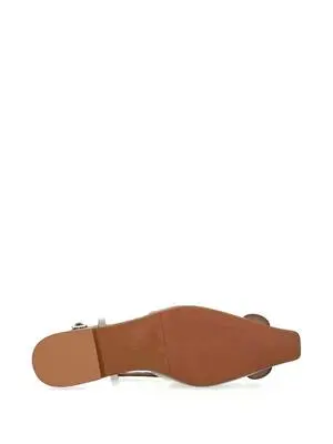 BILLI BI Slingback Ballet Flats With Floral Detail