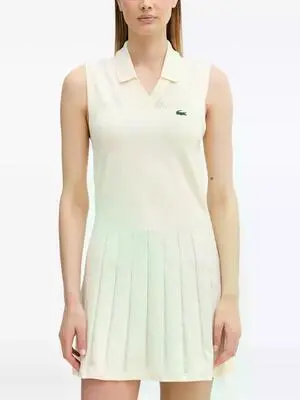 Lacoste Pleated Sleeveless Mini Dress