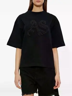 ALLSAINTS Amelie Bead-embellished T-shirt