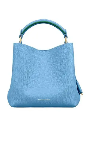 MAISON DE SABRÃ The Mini Bucket Bag In Blue - Sky Emerald