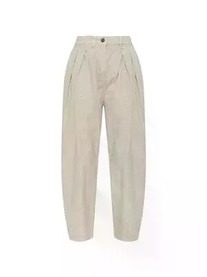 ALLSAINTS Becca Leopard-print Trousers - Neutrals
